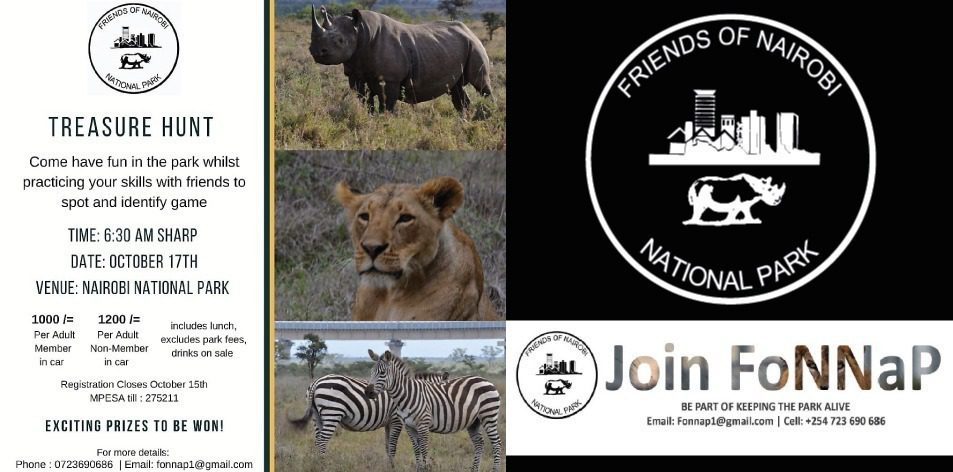 FoNNaP's Treasure Hunt On 17th Of October - H&S Magazine Kenya